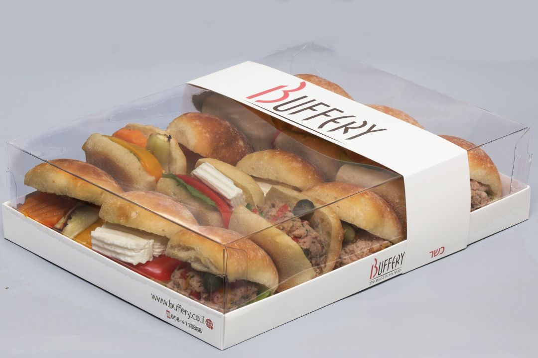 כריכוני ביס buffery קמח לבן מגש קטן 15 יח